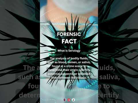 What is serology? | #forensicscience #forensics