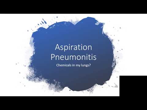 ASPIRATION PNEUMONITIS