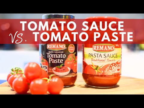 Tomato Sauce Vs Tomato Paste - A Quick Comparison