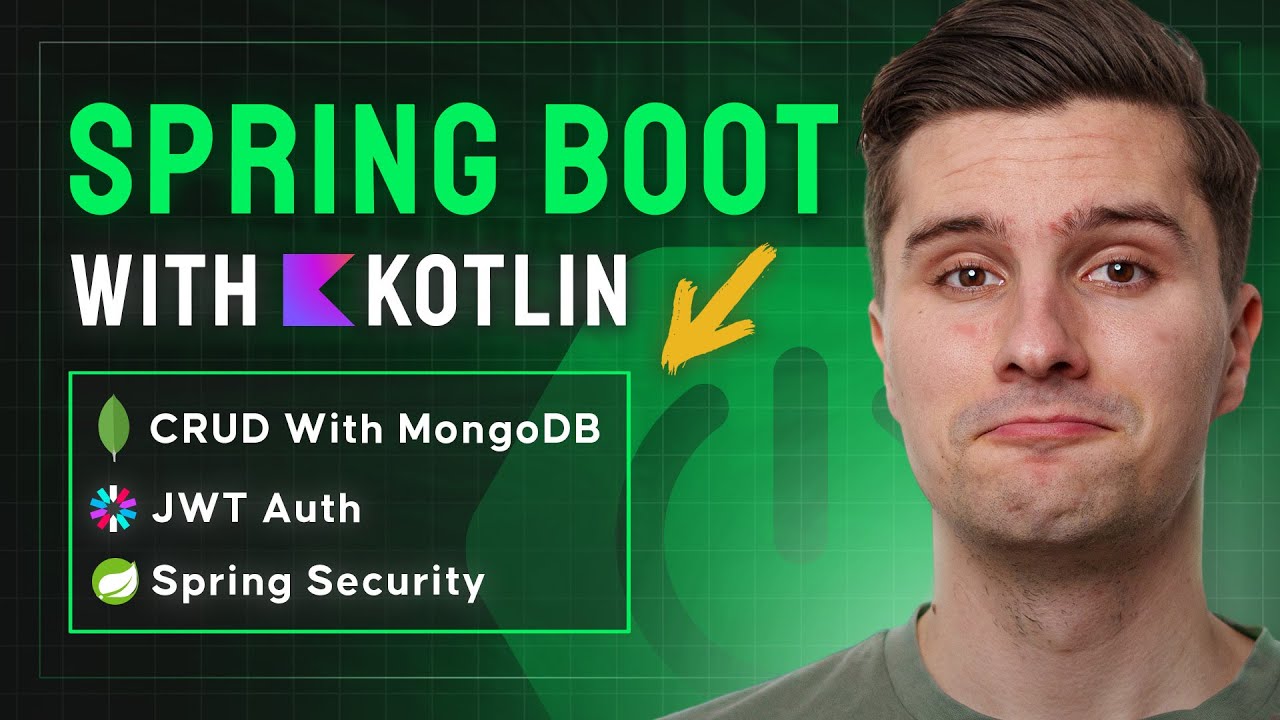 Full 2025 Backend Dev Crash Course for Beginners With Spring Boot (Kotlin, JWT Auth, MongoDB)