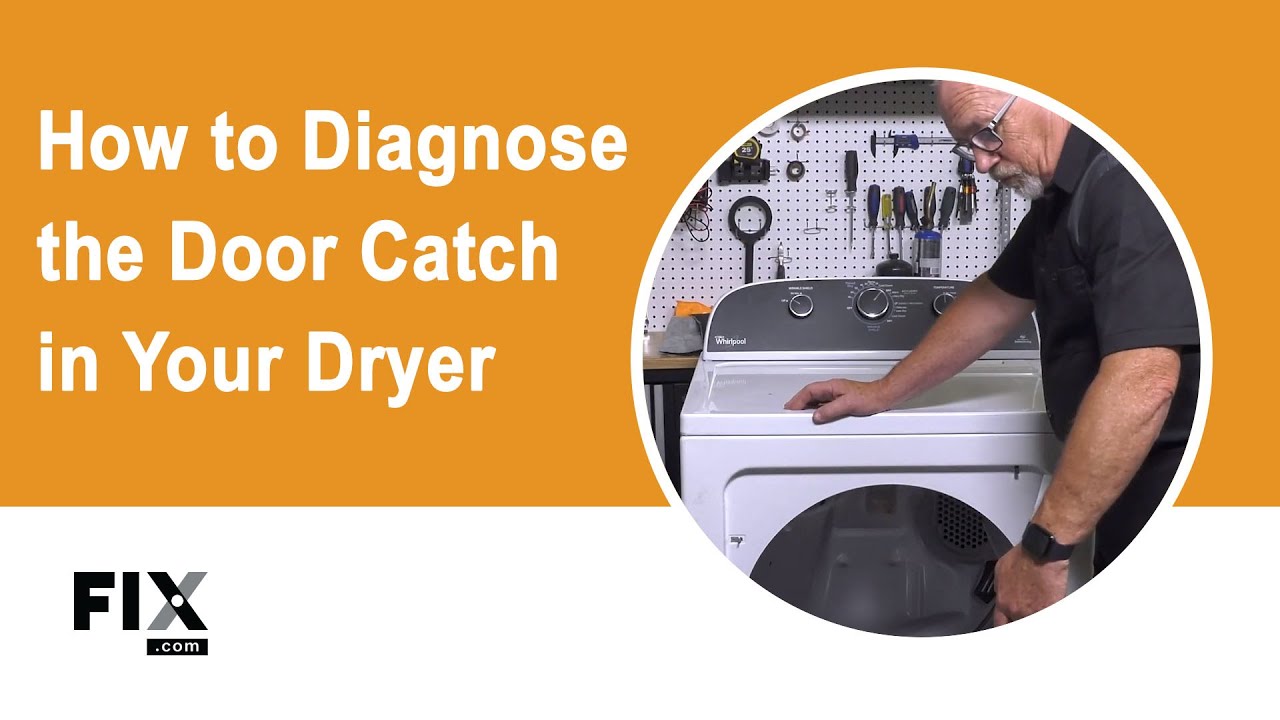How to Repair a Door Catch-and-Strike for a Sagging Dryer Door - Fix.com