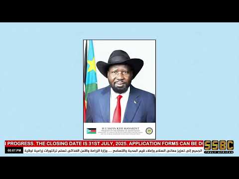 SOUTH SUDAN PRESIDENT, SALVA KIIR'S NEW TECHNICAL ADVISOR IN WATER RESOURCES & IRRIGATION MINISTRY.