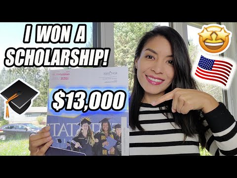 How to get a scholarship easily in the USA (I won 13,000 dollars!)