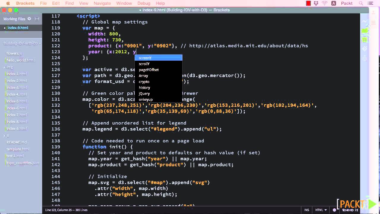 Building Interactive Data Visualizations with D3.js: Refactoring and Planning | packtpub.com