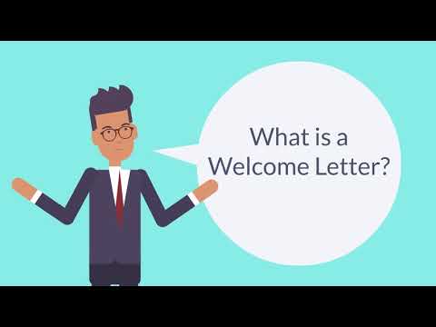 What is a Welcome Letter?
