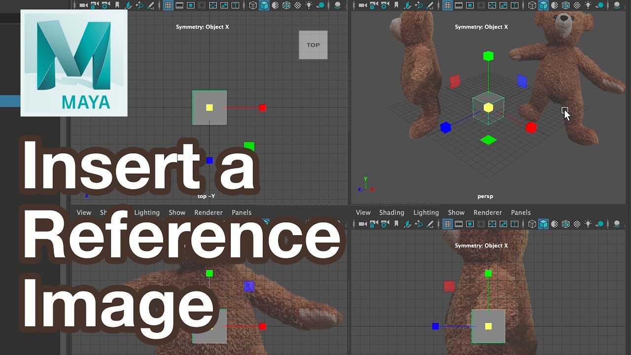 How to Insert a Reference Image in Maya Tutorial using a Free Image Plane