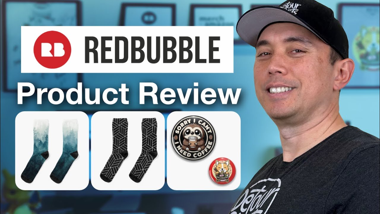 Product Review!! I Bought Redbubble's Socks & Buttons and This is What I Found