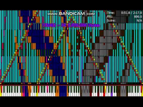 TSMB2 ~ 3K 3,000,000 Notes [With OmniMidi + Yamaha C7 Piano SoundFont]