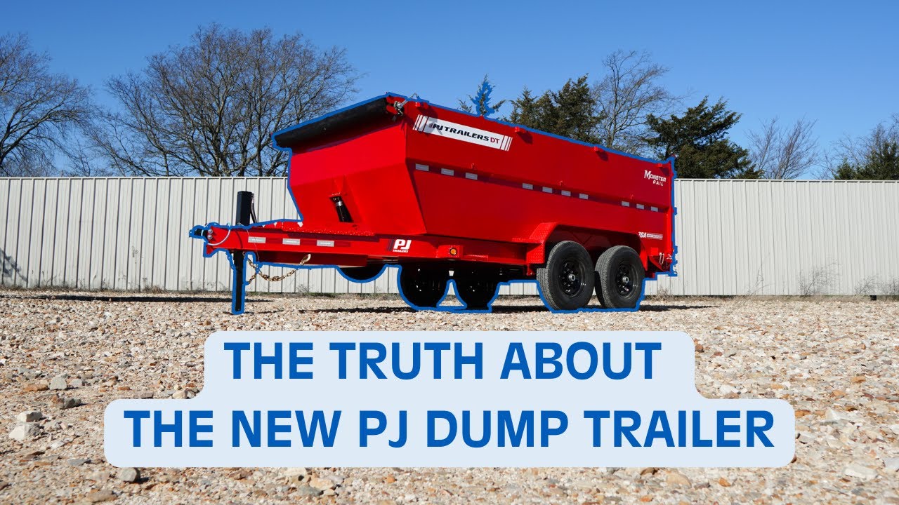 5 Stage Telescopic Dump Trailer From PJ Trailers