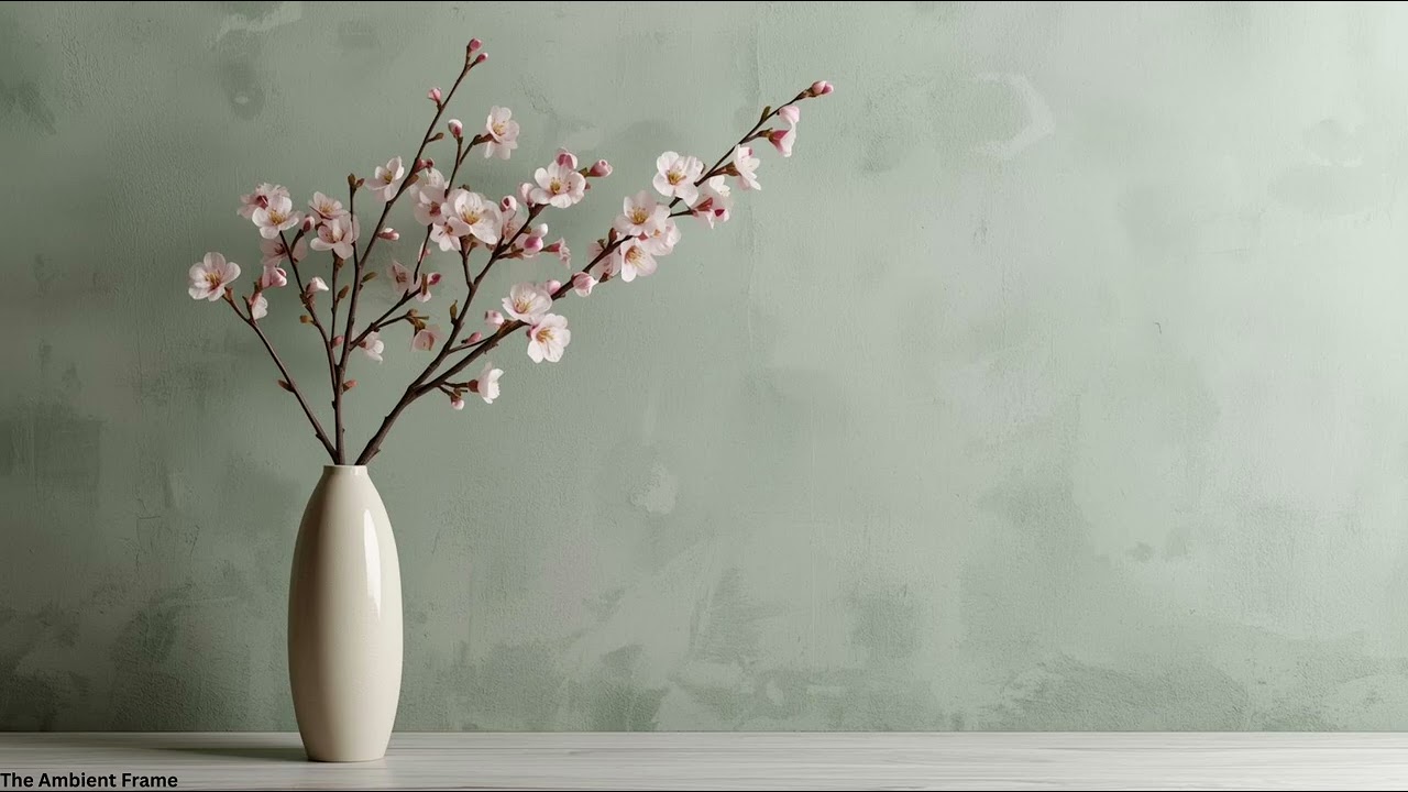 3-Hour Serene Cherry Blossom - AI Art for Focus & Frame TV | Silent Ambient Loop