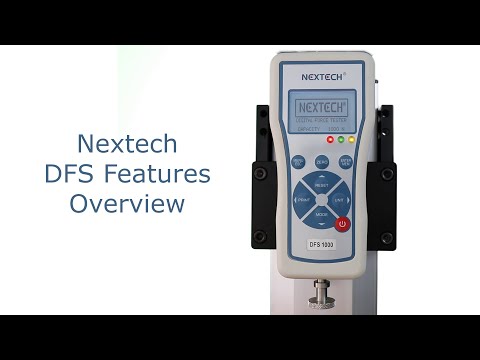 Nextech DFS Force Gauge Features Overview
