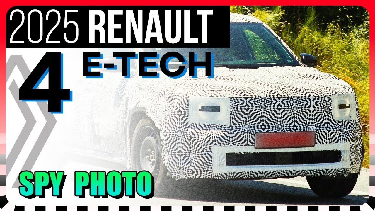 2025 Renault 4 E-Tech Spied Testing in the Sierra Nevada, Will Debut in ...
