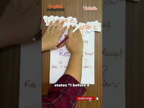 Spelling Rule ~ ie & cei (Relief, Receipt) | Phonics #english #englishreadingforkids #spellingrules