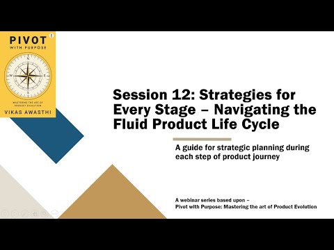 Webinar - Pivot with Purpose | Session 12: Strategies for Every Stage – Fluid Product Life Cycle
