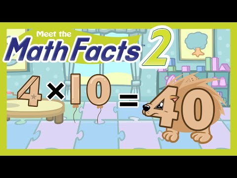 Meet the Math Facts Multiplication & Division - 4 x 10 = 40