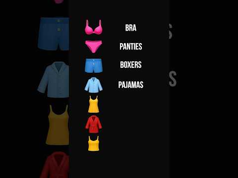 Nightwear Words #englishvocabulary #vocabulary