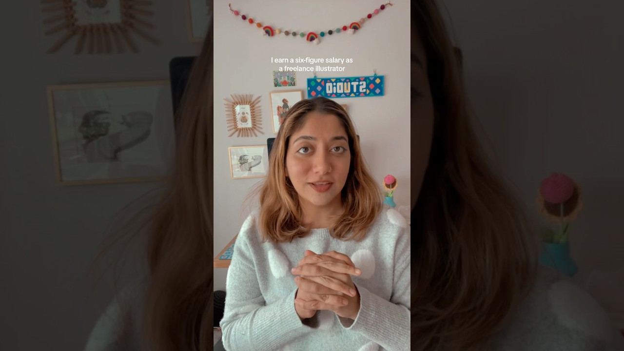 Lessons from a SIX-FIGURE freelance illustrator ✨#artadvice #artcareer #fulltimeartist