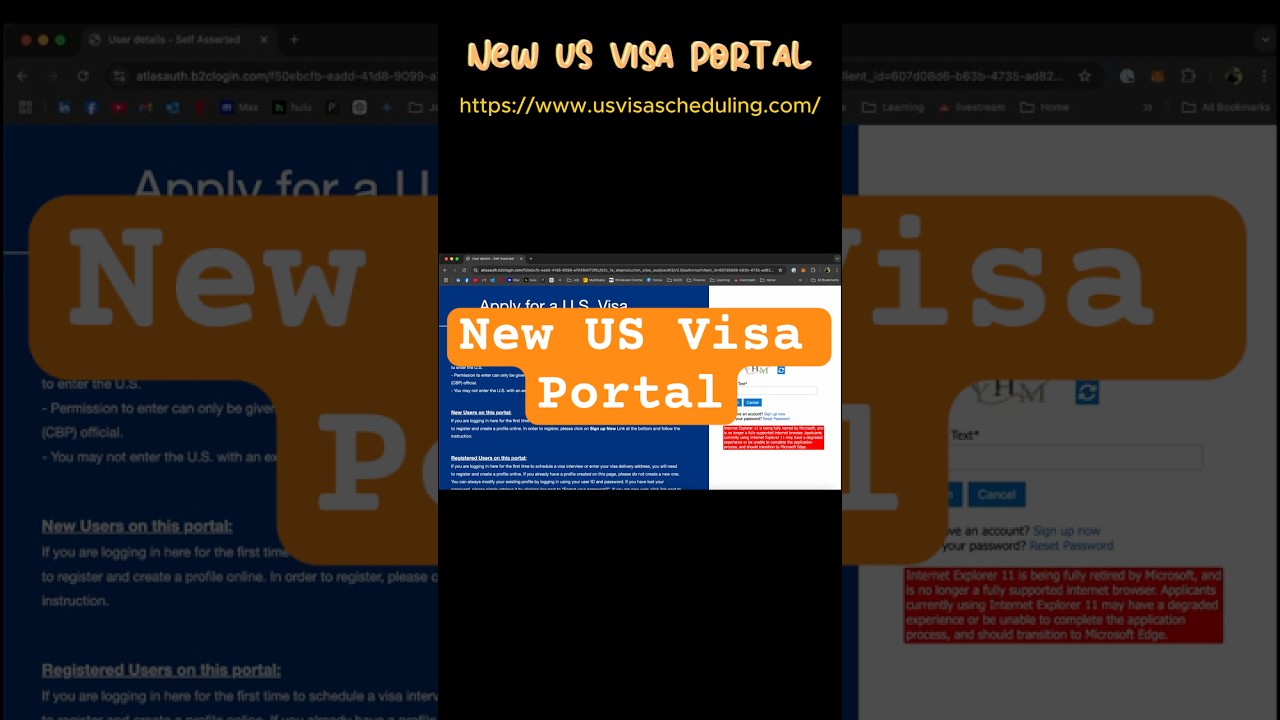 🚀 New US Visa Portal Website! | How to Create an Account & Migrate from Old Portal 2025