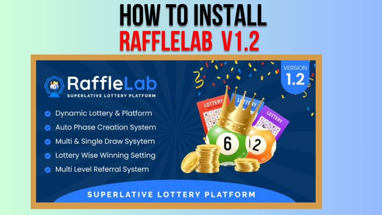 RaffleLab - Installation Setup video 2025