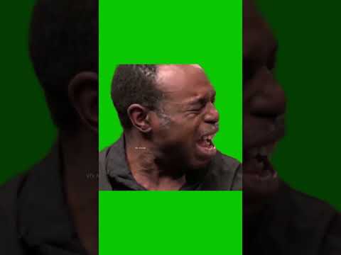 Old Black man Crying meme Green Screen No Copyright