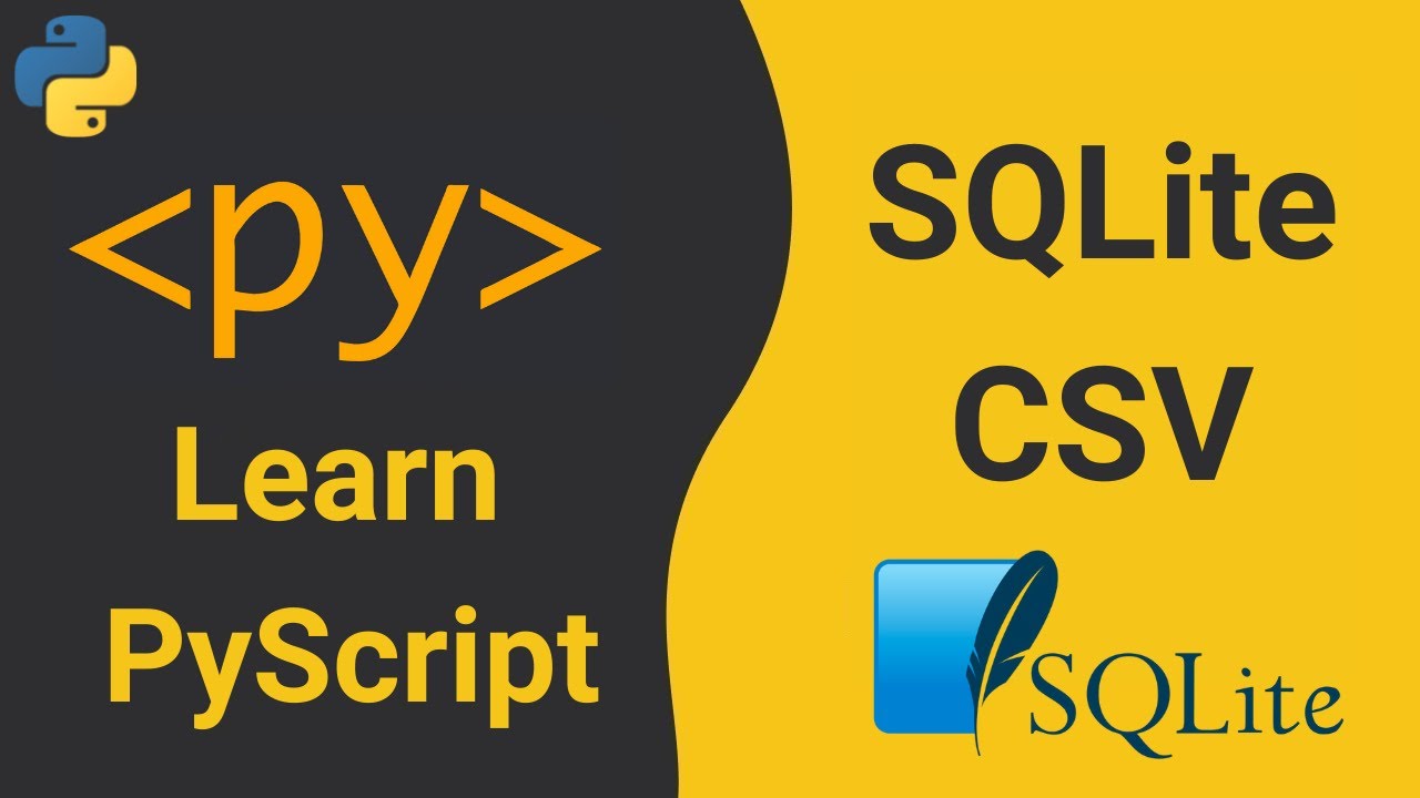 PyScript Tutorial - SQLite Database in PyScript - CSV to SQL Table in Python Web #11