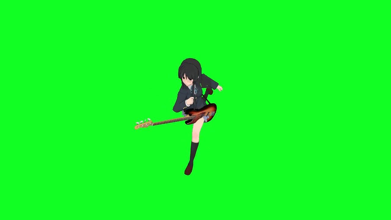 mio akiyama best greenscreen