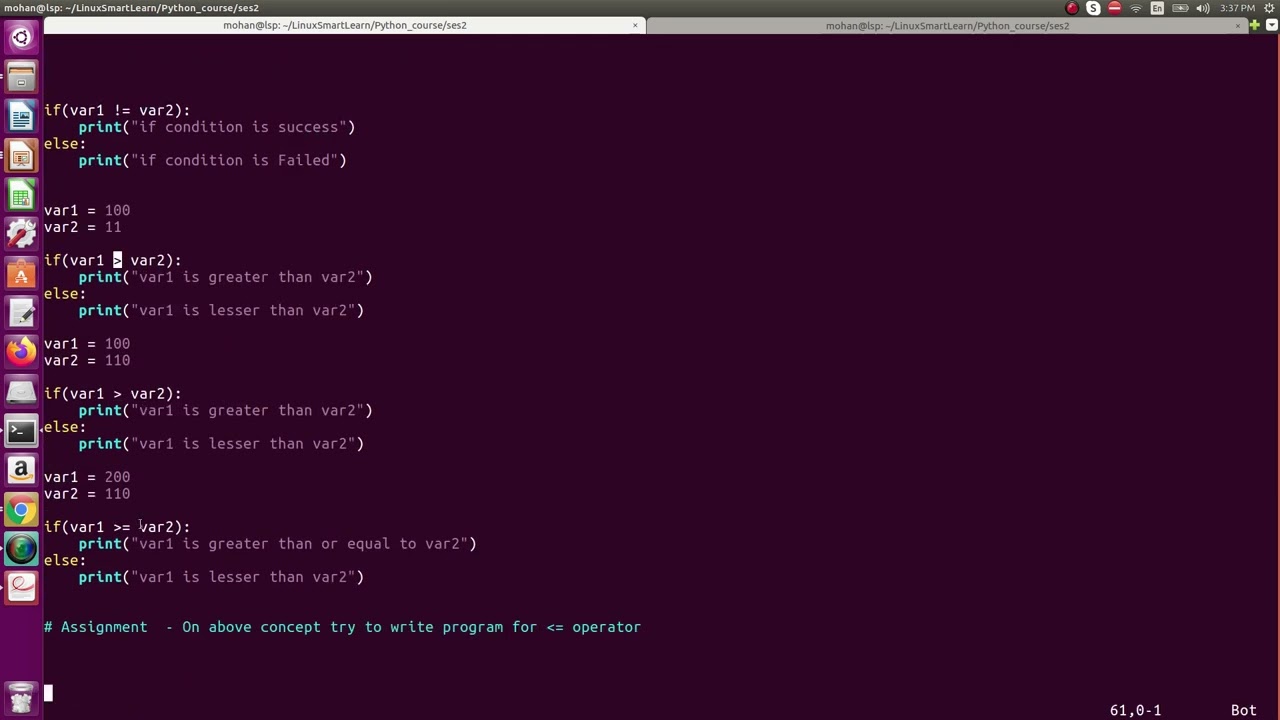 03_01: Python Operators - part 1