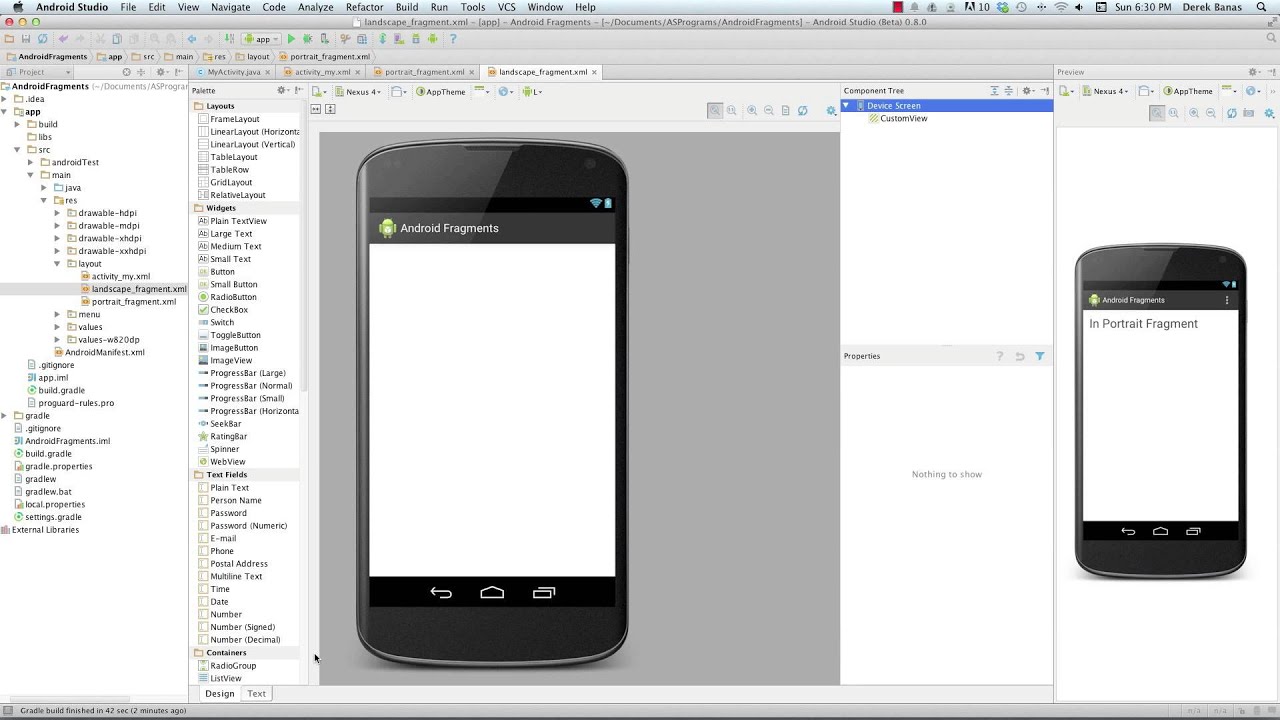 How to Make Android Apps 10 Android Fragments