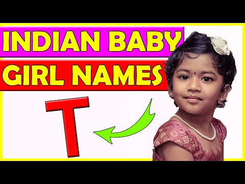 🛕 Indian Girl Names Starting with T - T Names with Meaning - T Hindu Names with T - T Letter T - 4K