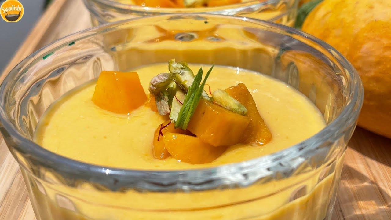 No Bake, No Gelatine, Eggless Mango Pudding Recipe | Mango Dessert | Healthy Pudding | Summer Recipe