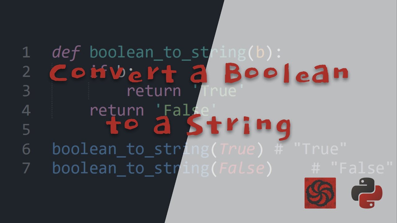 Convert a Boolean to a String - Python Codewars