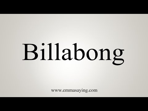 How To Say Billabong
