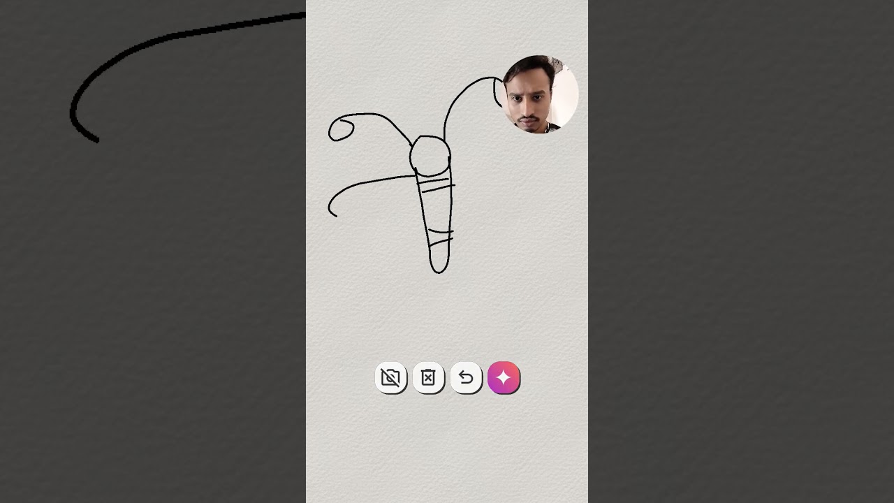 I used Ai  Dream Butterfly feature to make butterfly 🦋#shorts