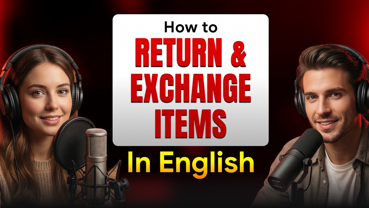 How to Return & Exchange Items in English | Refunds, Exchanges & Store Credit (A1 - A2)