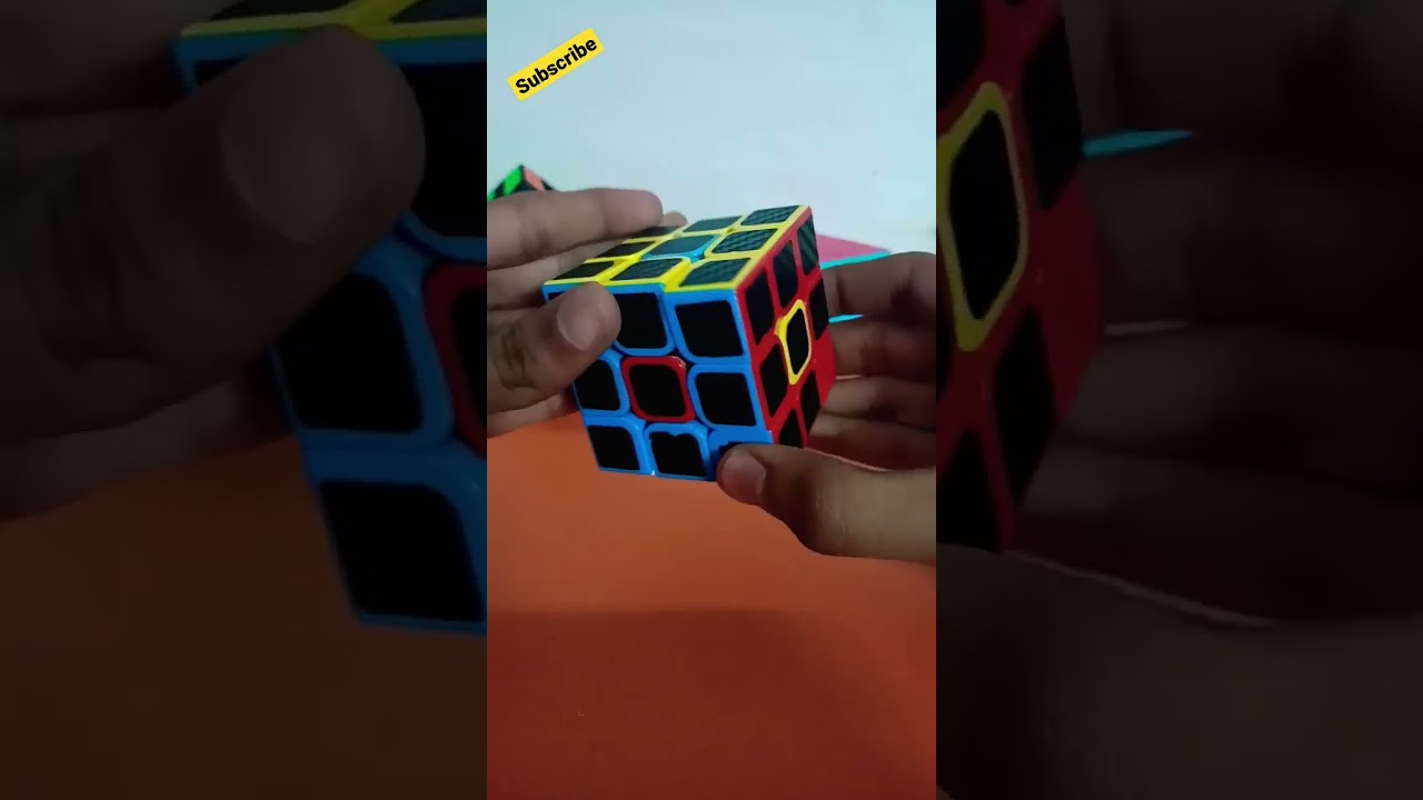 Dot Pattern On Carbon 3x3 cube #shorts #cube #carbon #dot