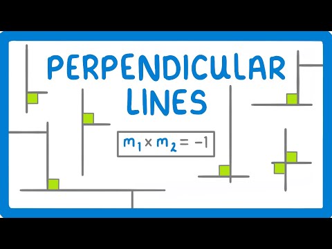 GCSE Maths - Perpendicular Lines