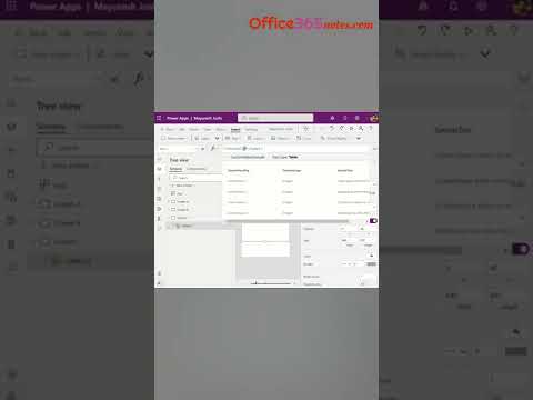 Gallery control in PowerApps #shorts 33