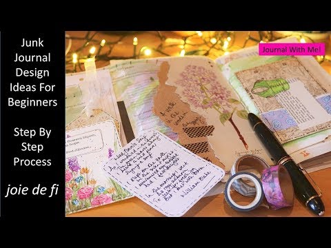 Junk Journal Design Ideas For Beginners | Step By Step Process