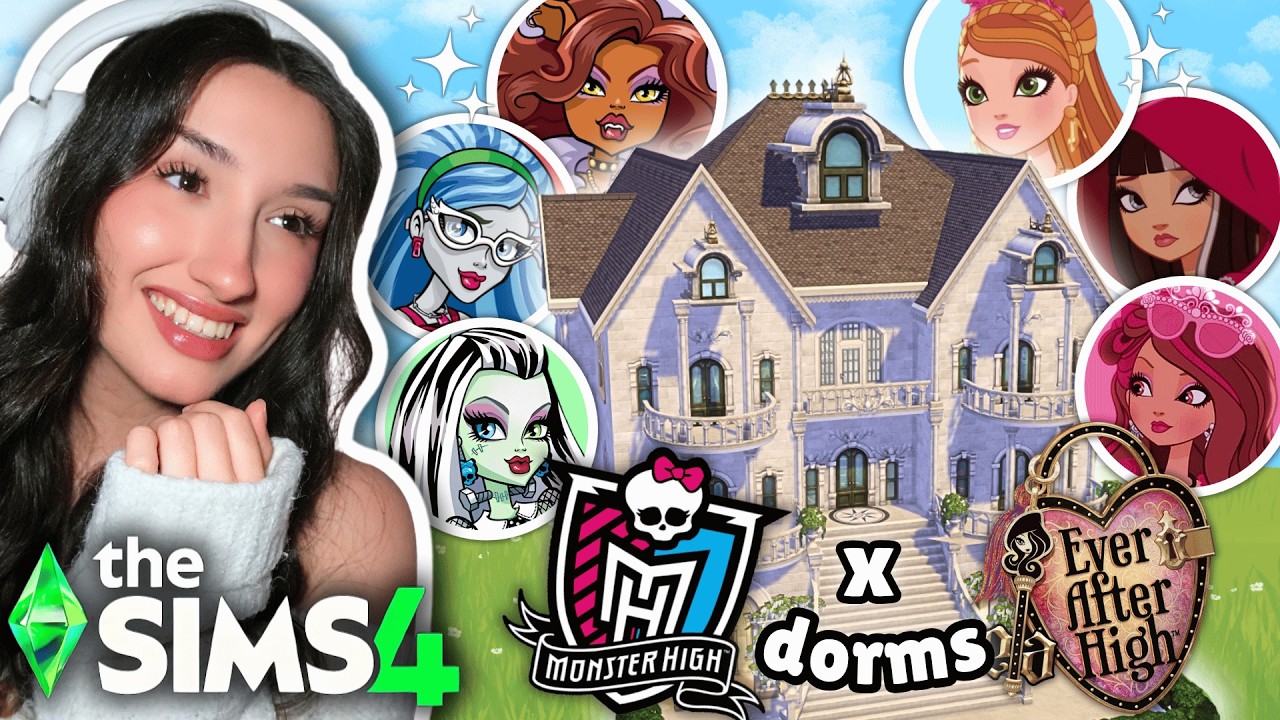 every rooms a different Monster High & Ever After High character