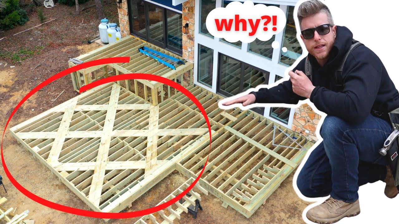 RIVERFRONT BACKYARD BUILD Pt 2 - Deck Framing Details