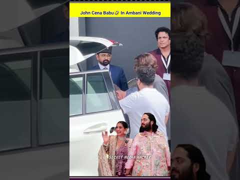 John Cena Babu In Anant Ambani Royal Wedding