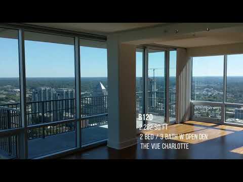 B12D Floorplan (2,282 sq ft) 2 Bed / 3 Bath Premium Corner With Den - The VUE Charlotte