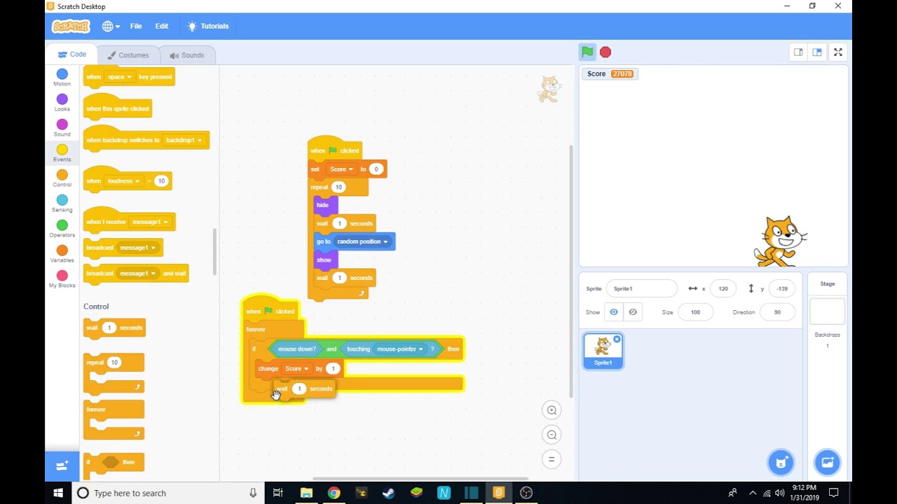Whack A Mole On Scratch 3 0