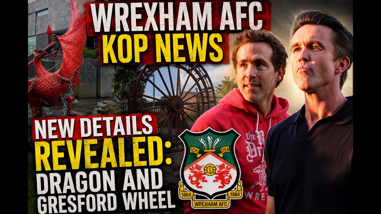 WREXHAM AFC KOP NEWS & CONSTRUCTION UPDATE