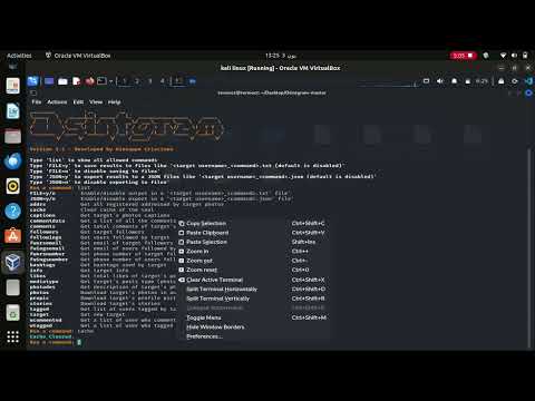 how to install osintgram and runing