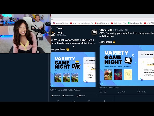 Pokimane on her conversation with Mizkif amid OTV vs OTK Game Night drama