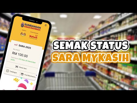 Cara Semak Status SARA MyKasih