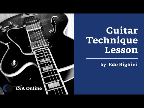 Guitar Technique: Coordination Exercise | Lesson | Durk Hijma | CvA Online – Music Courses