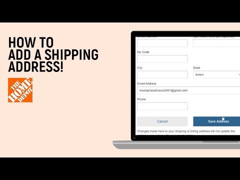 How to Add a Shipping Address on Home Depot [easy]