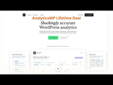 AnalyticsWP Lifetime Deal - The BEST analytics plugin for WordPress